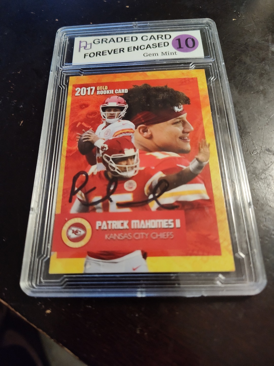 2017 Patrick Mahomes Rookie Gold Auto Limited Edition Gem Mint 10 - Etsy