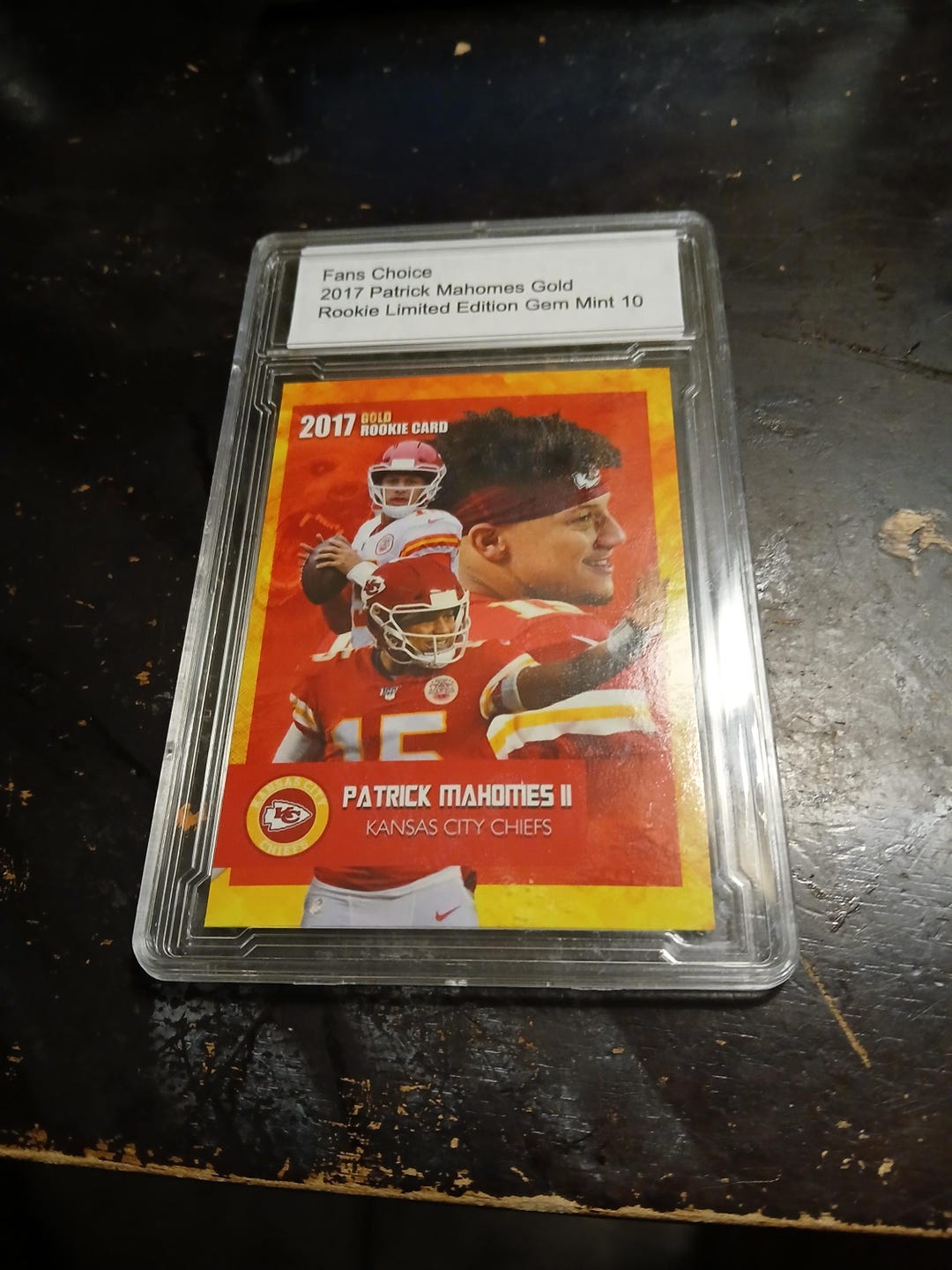 2017 Patrick Mahomes Gold Rookie Limited Edition Gem Mint 10 MVP - Etsy
