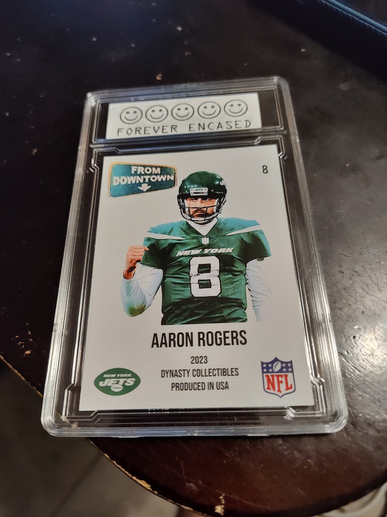 2023 Aaron Rodgers Downtown First Jets Auto Gem Mint 10 on Card - Etsy