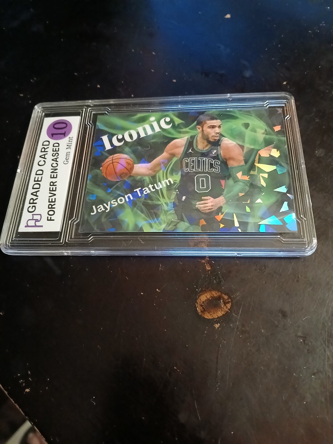 2023 Iconic Jayson Tatum Cracked Ice Refractor Gem Mint 10 - Etsy