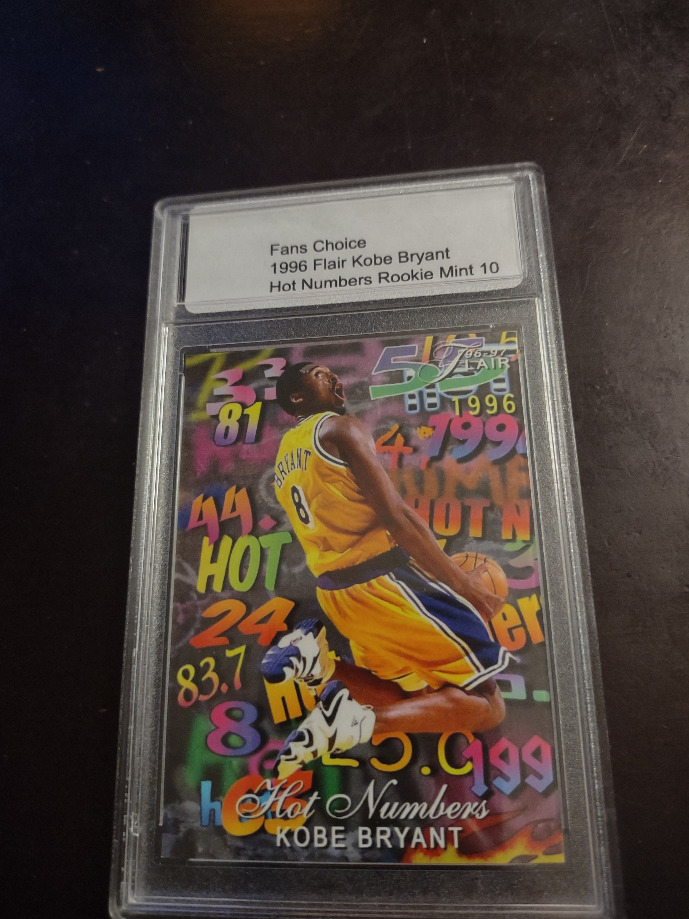 1996 Flair Kobe Bryant Hot Numbers Rookie Mint 10 - Etsy