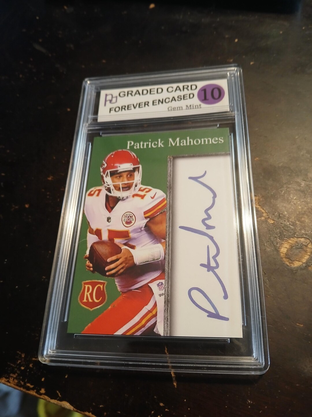 2017 Inkredible Ink Patrick Mahomes Rookie Auto Facsimile Gem Mint 10 ...