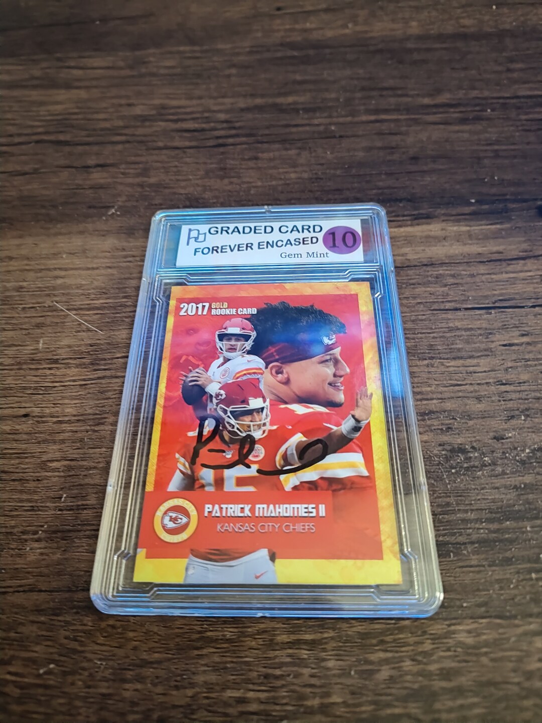 2017 Patrick Mahomes Gold Rookie Auto Limited Edition Gem Mint 10 - Etsy