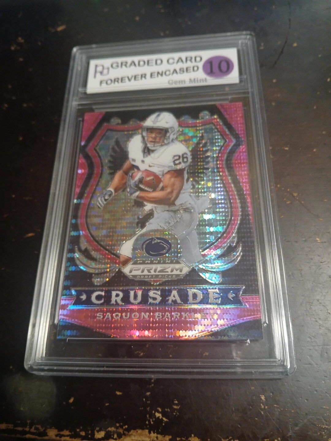 2020 Prizm Saquon Barkley Pink Pulsar Prizm Gem Mint 10 - Etsy