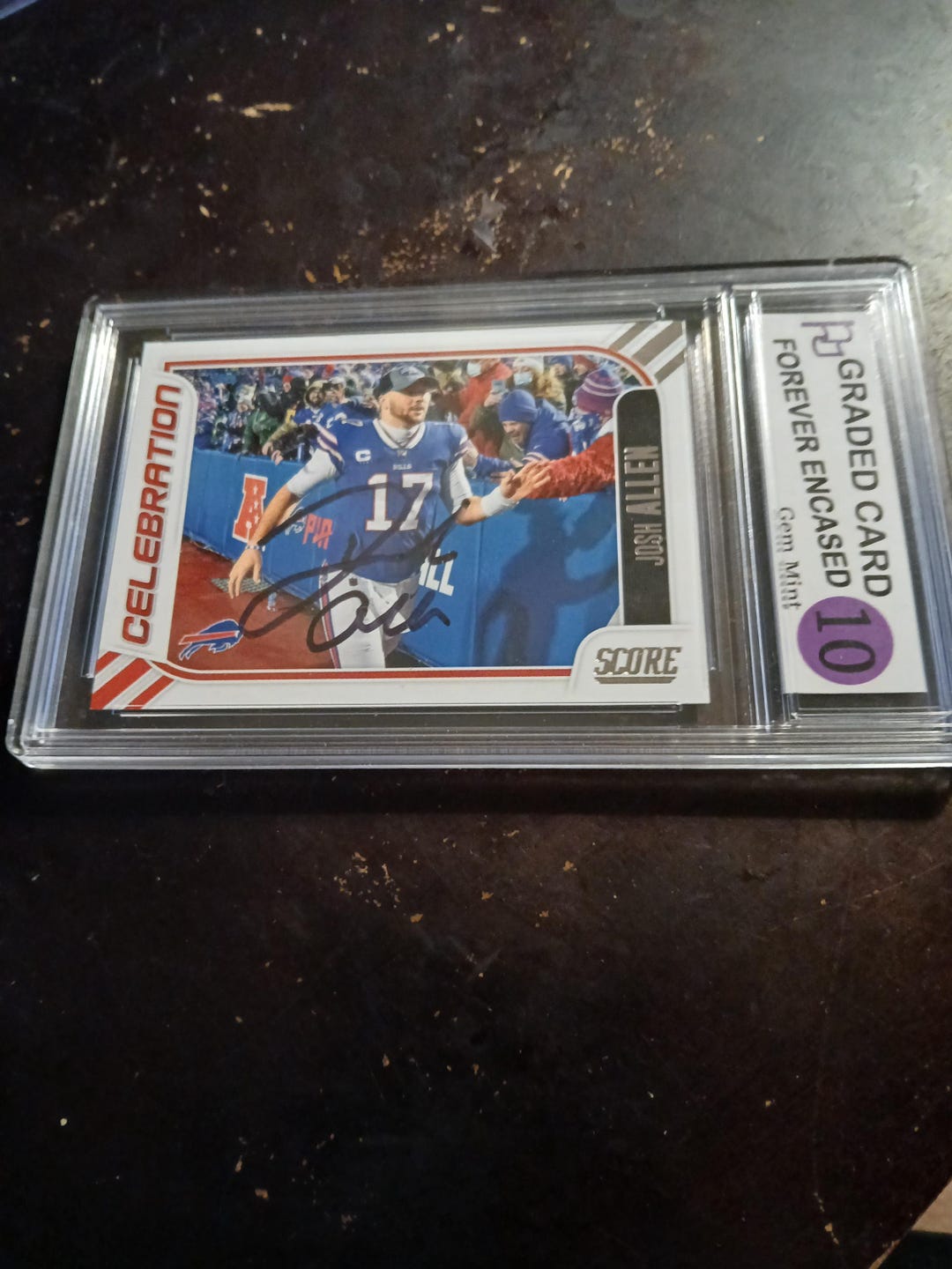 2023 Score Josh Allen Celebration Auto Gem Mint 10 - Etsy