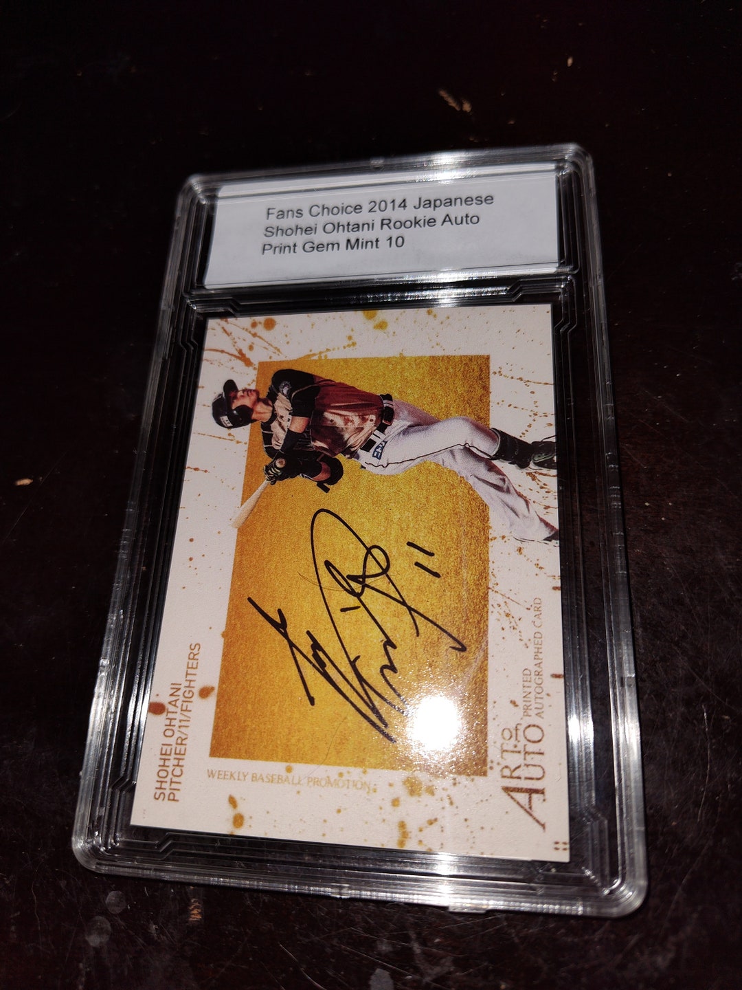 Shohei Ohtani Bonus Card With Purchase.2014 Japanese Rare Shohei Ohtani ...