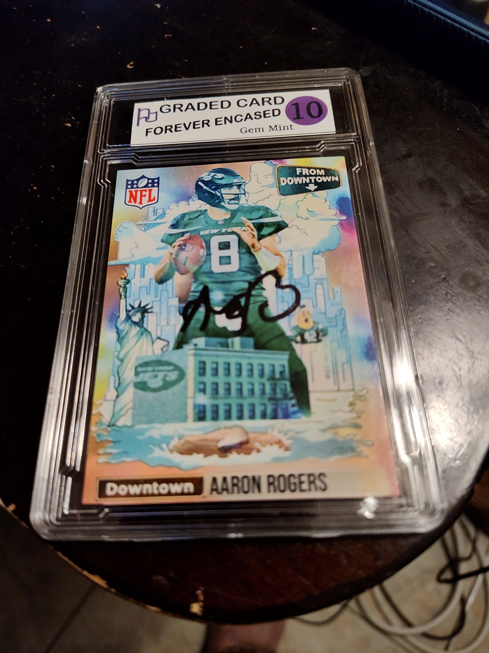 2023 Aaron Rodgers Downtown First Jets Auto Gem Mint 10 on Card - Etsy
