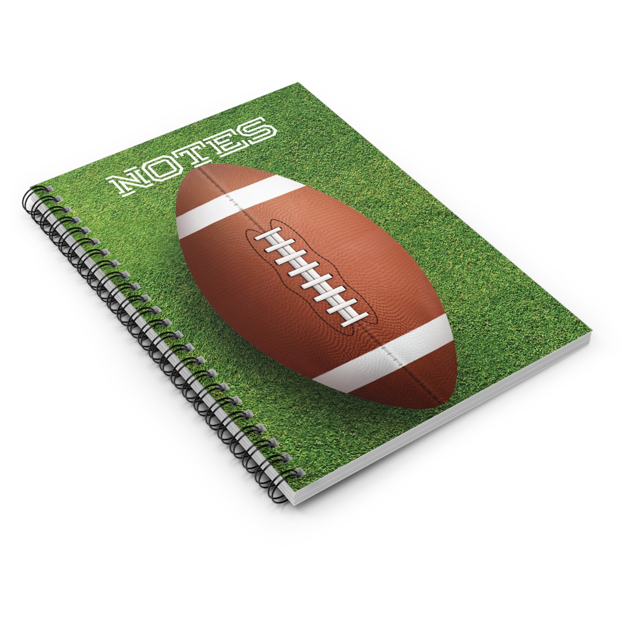 Football Spiral Notebook - American Football Notebook - Ruled Line - Etsy