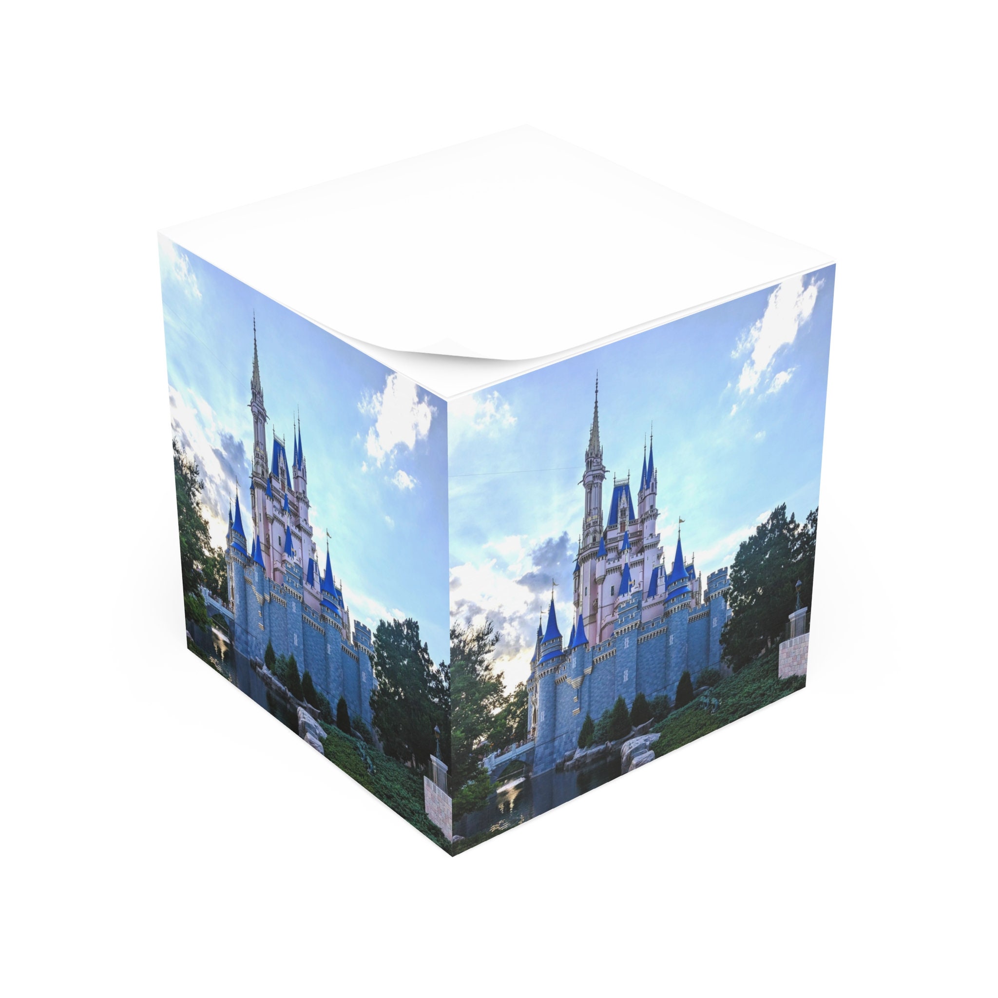 Disney Sticky Notes Disney Note Cube Cinderella's Castle Magic Kingdom ...