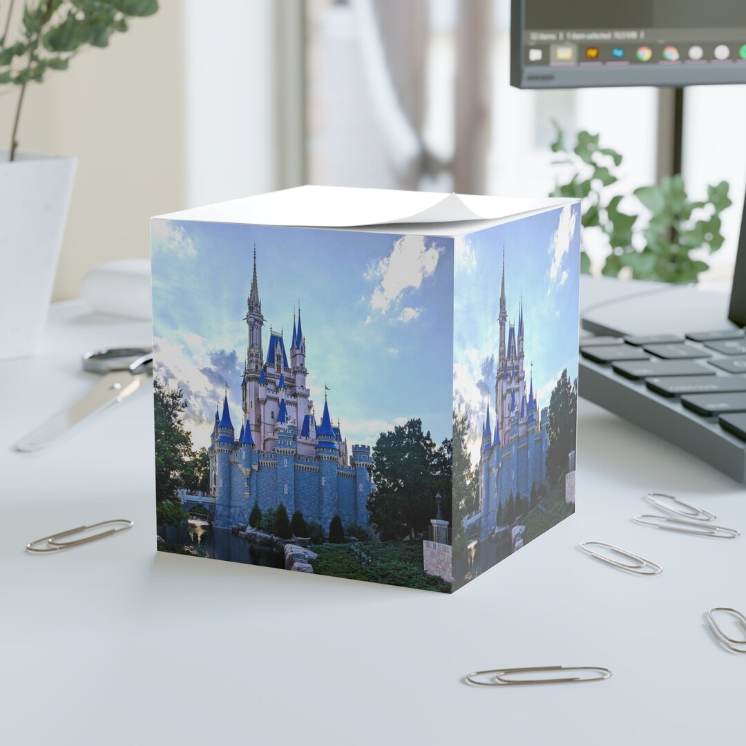 Disney Sticky Notes Disney Note Cube Cinderella's Castle Magic Kingdom ...
