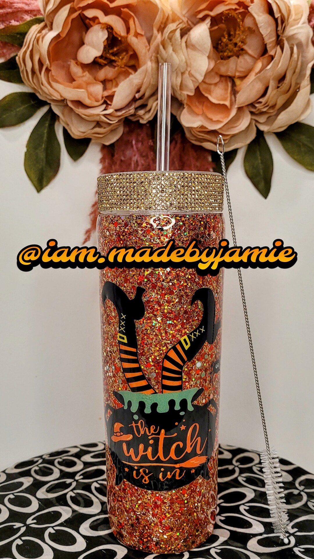 Witch Tumbler, Cauldron, Bling, Rhinestones - Etsy