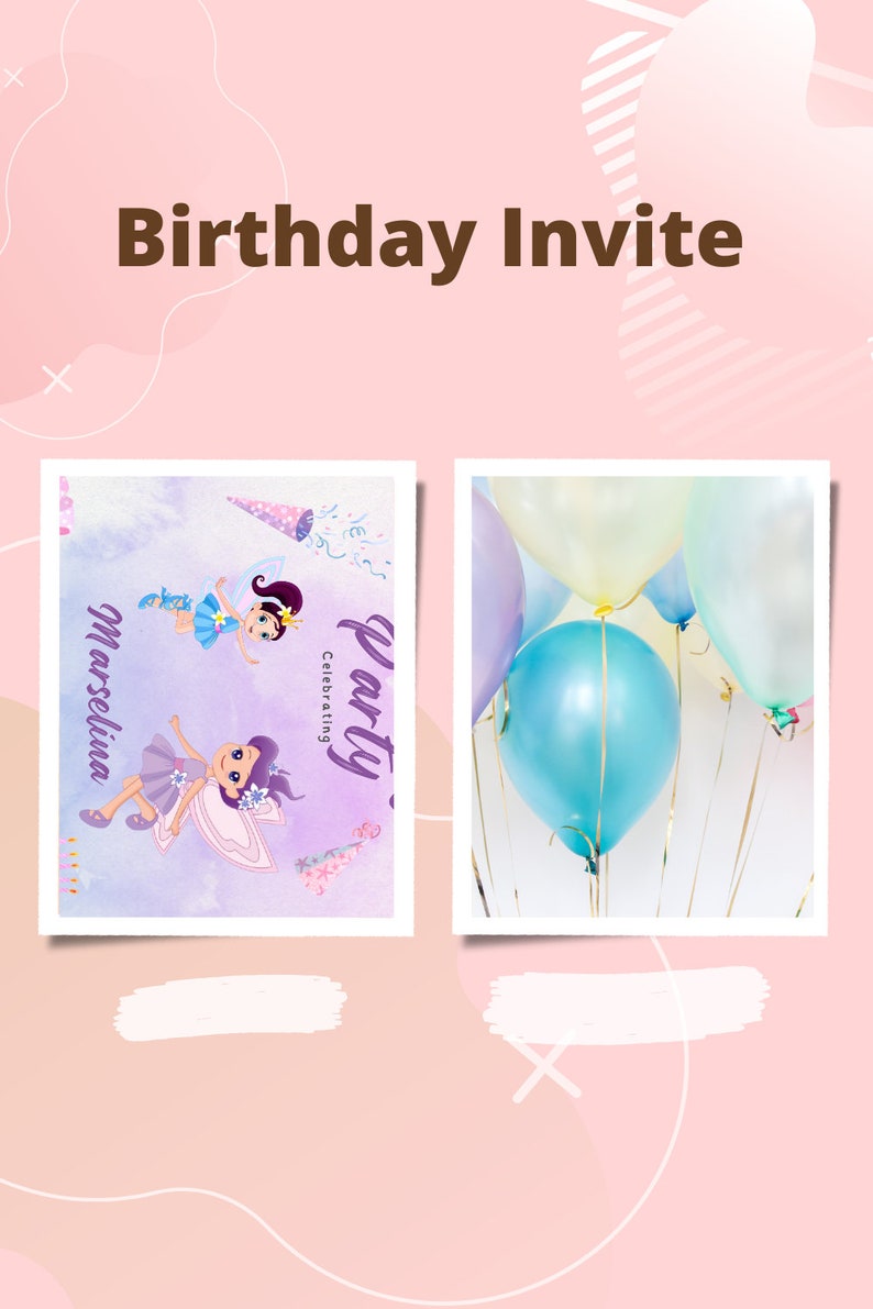 Colorful Playful Kids Birthday Party Invitation Portrait - Etsy