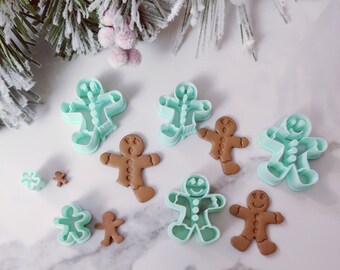 Gingerbread Polymer Clay Cutter - Etsy