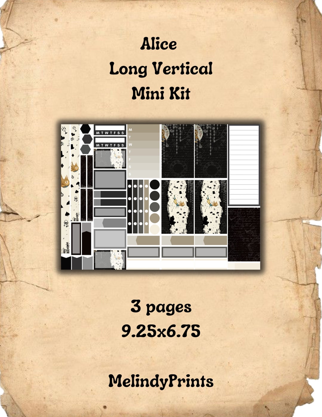 Alice Long Vertical Mini Kit - Etsy
