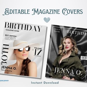 Editable Canva Magazine Design Template | Customizable Layout | Instant ...