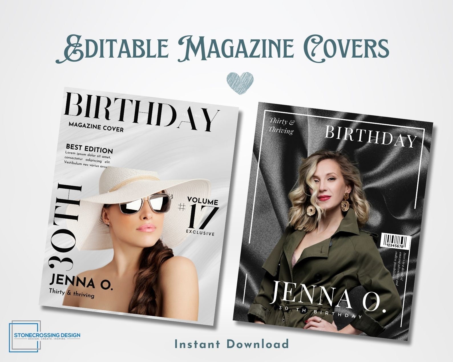 Editable Canva Magazine Design Template Customizable Layout Instant ...