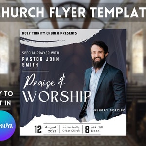 Church Flyer Template - Share the Word With Elegance and Impact ...