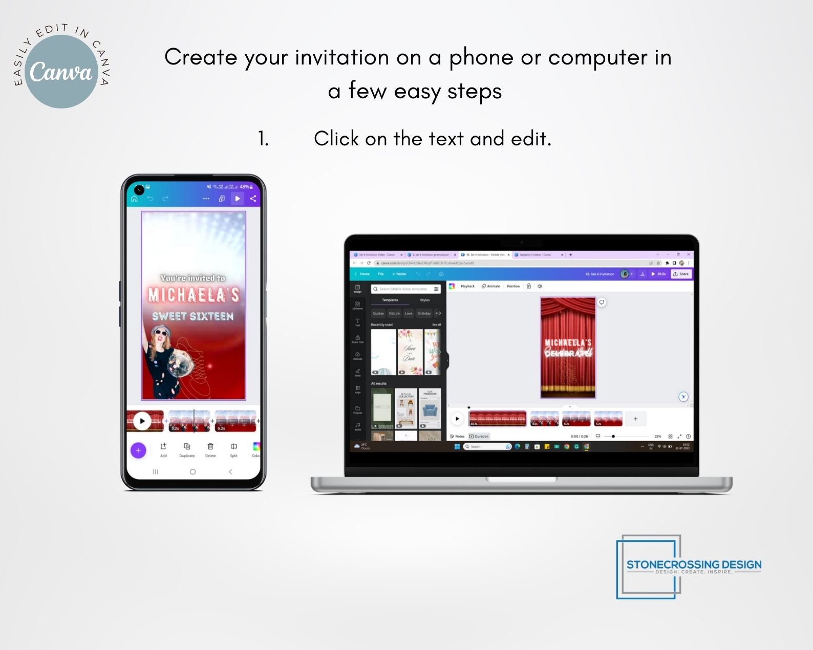 Digital Birthday Party Invitation, Electronicbirthday Party Video E ...