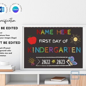 Editable Kindergarten Certificate. Printable Certificate. Editable With ...