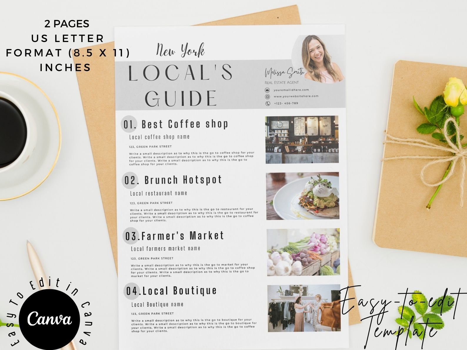 Real Estate Local Guide Template Welcome Guide City Guide - Etsy