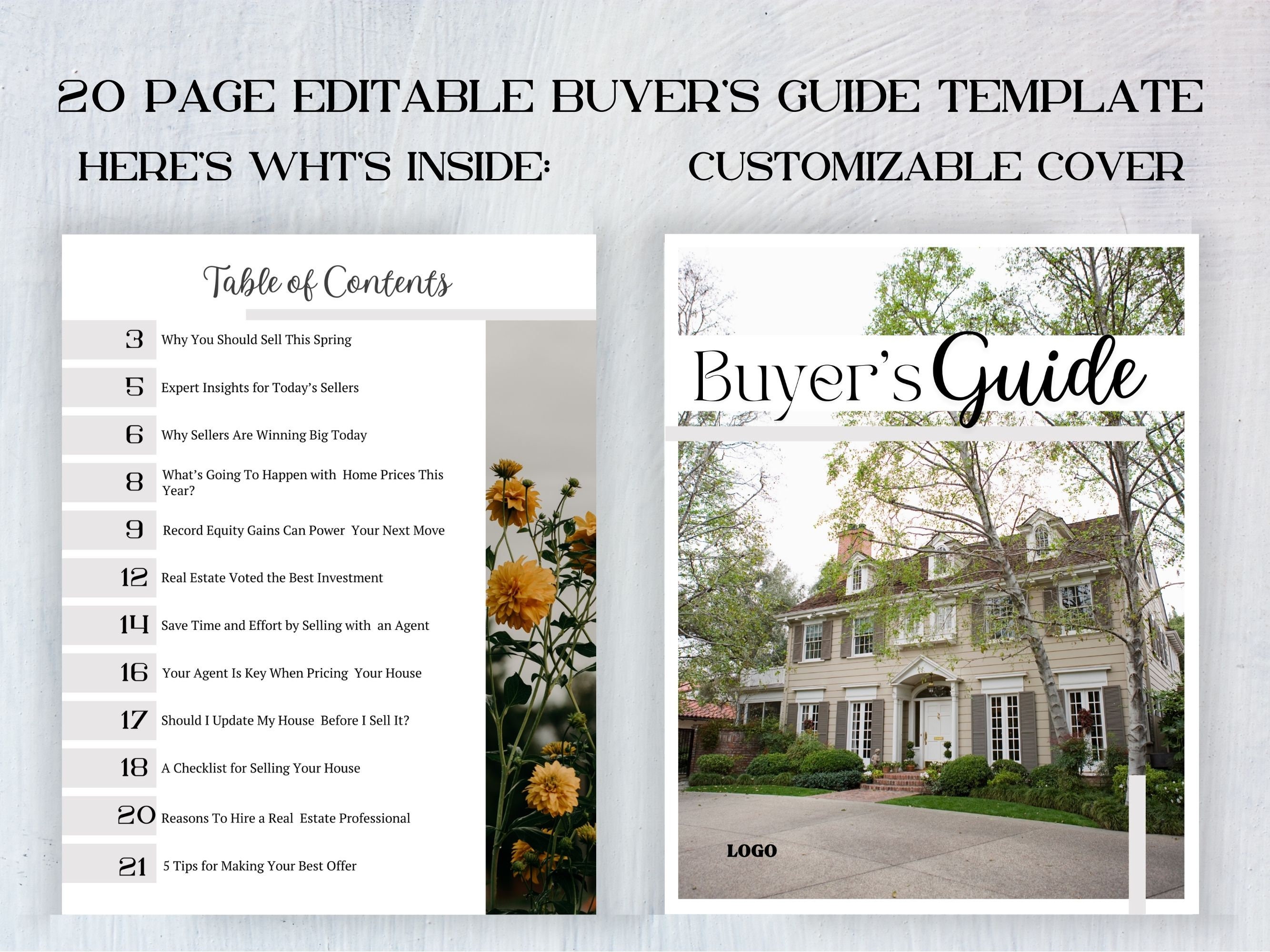 Real Estate Buyer & Seller Guide Bundle. Listing Presentation for Real ...