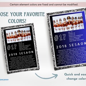 Girls Cheerleading Trading Card Template | Trading Card Template ...