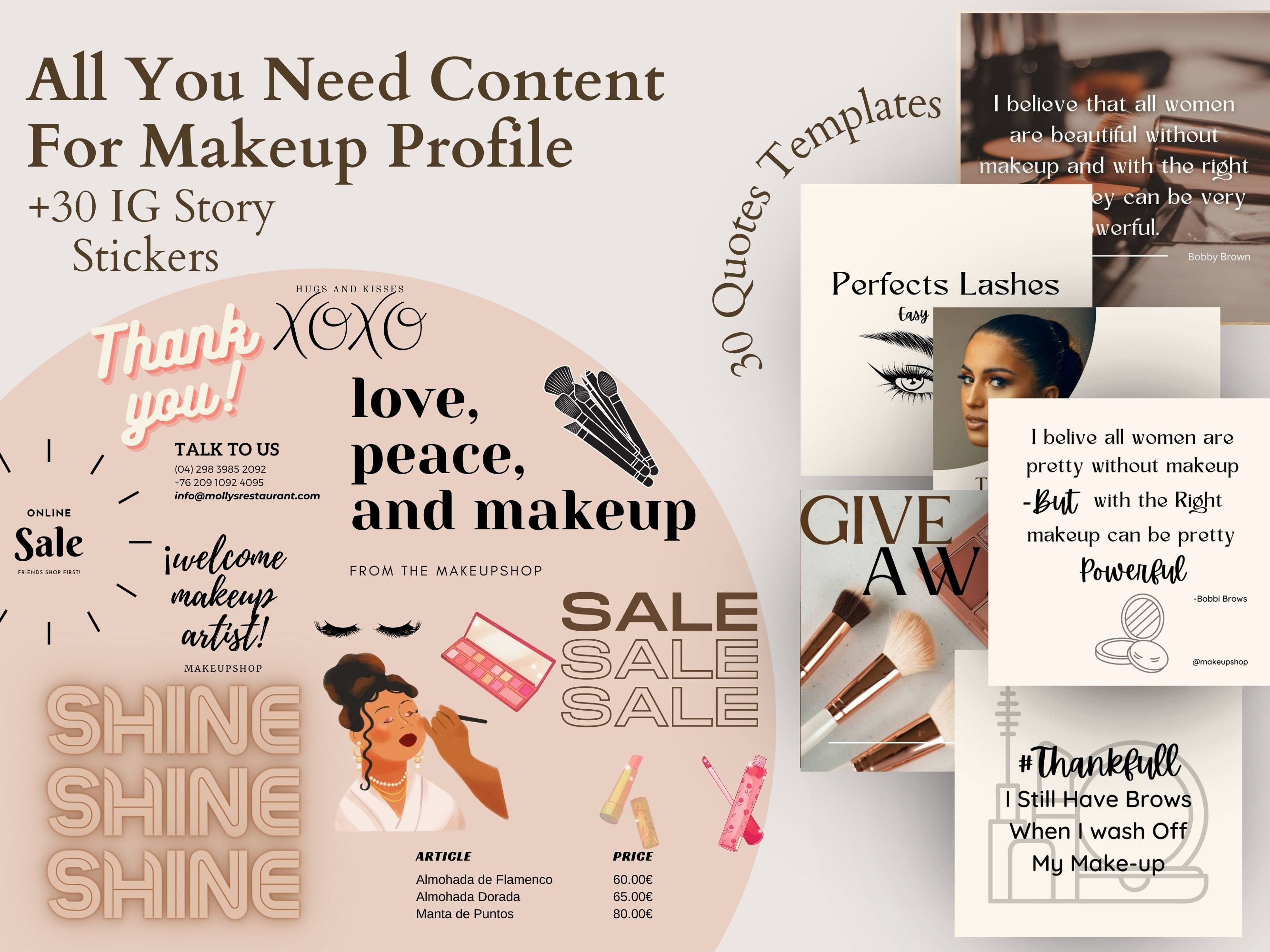 100+ Makeup Artist Instagram Templates. Skincare. Social Media ...