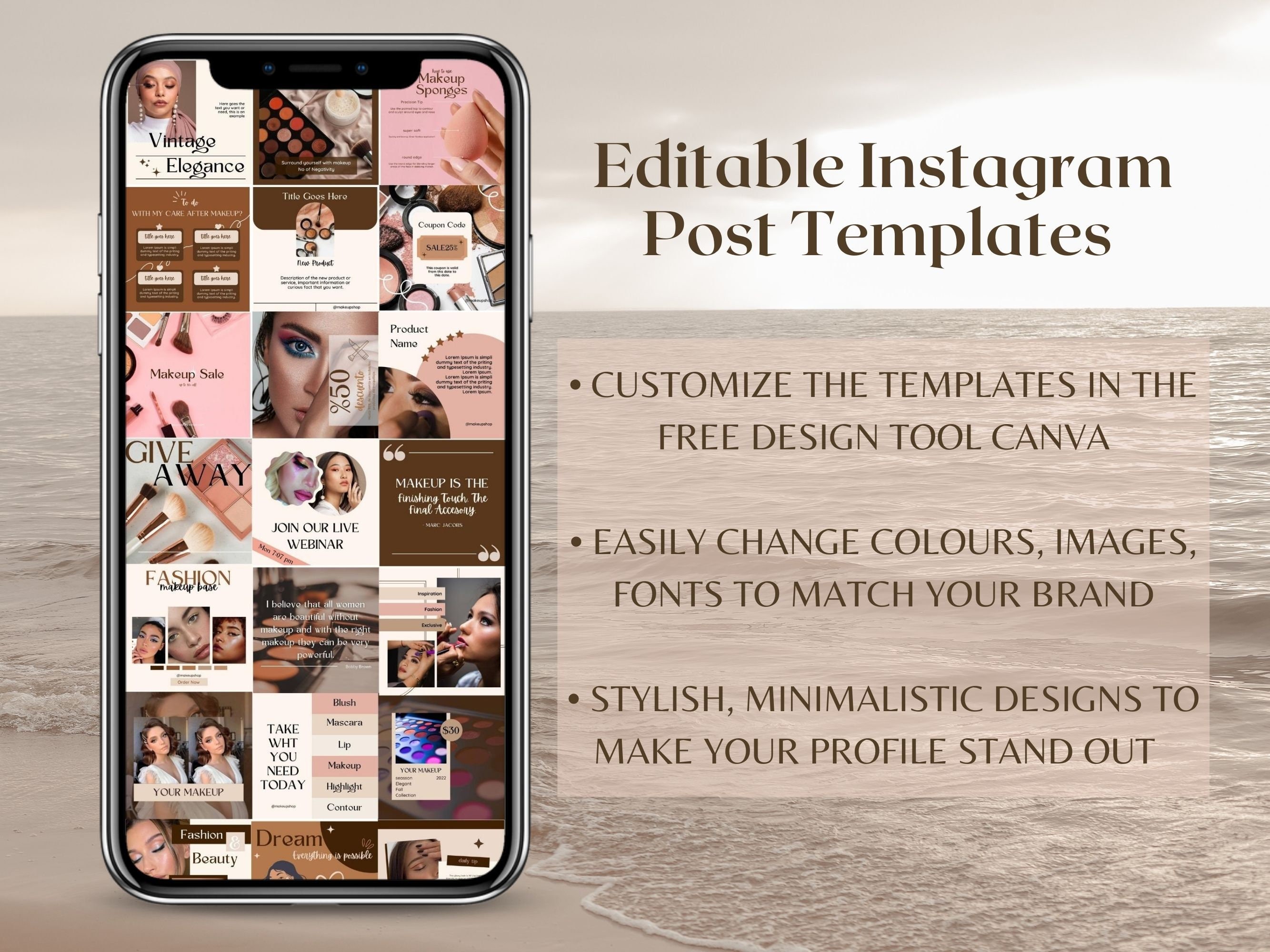 100+ Makeup Artist Instagram Templates. Skincare. Social Media ...