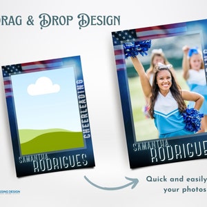 Cheerleading Trading Card Template | Trading Card Template | Canva ...
