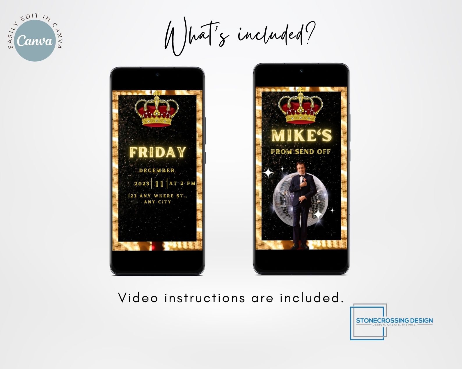 Digital Prom Send off Invitation Electronic Prom Send off - Etsy