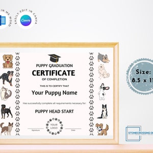 Editable Certificate of Completion Template. Award Template. Printable ...