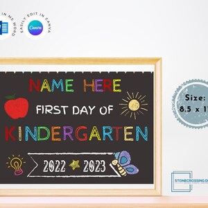 Editable Kindergarten Certificate. Printable Certificate. Editable With ...