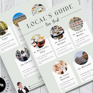 Real Estate Local Guide Template, Welcome Guide, City Guide Flyer ...