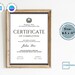 Editable Certificate of Completion Template. Award Template. Printable ...
