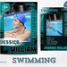 Swimming Trading Card Template | Trading Card Template | Canva Template ...