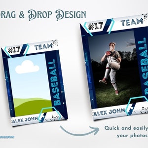 Baseball Trading Card Template | Trading Card Template | Canva Template ...