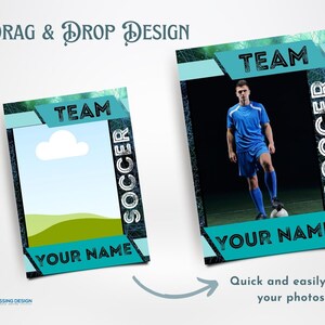 Soccer Trading Card Template | Trading Card Template | Canva Template ...