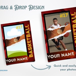 Basketball Trading Card Template | Trading Card Template | Canva ...
