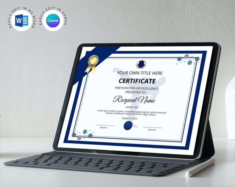 Editable Karate Martial Arts Certificate Template With Photo. Award ...