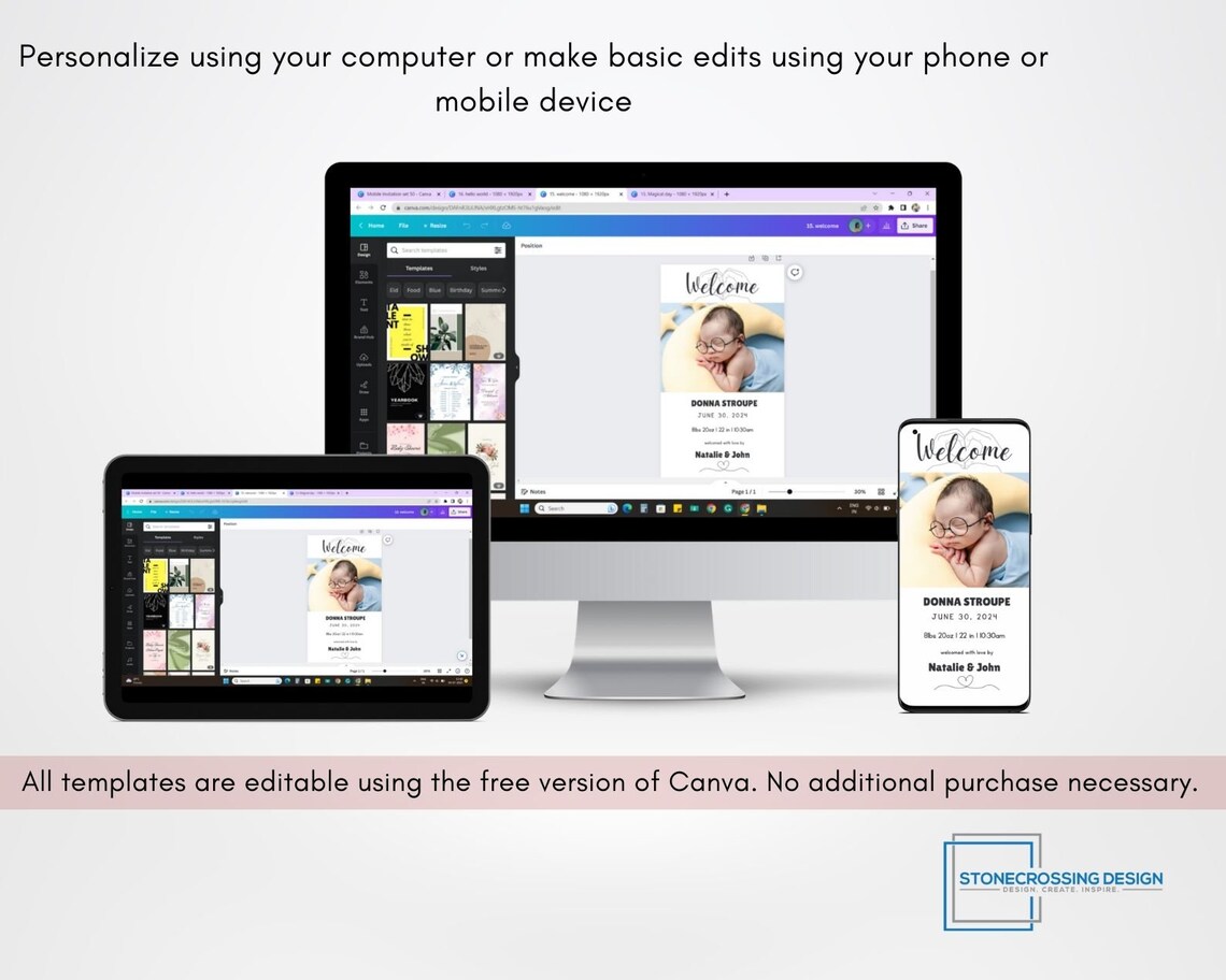 Digital Welcome Party Invitation Electronic Welcome Party - Etsy
