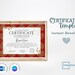 Editable Certificate of Appreciation. Award Template. Printable ...