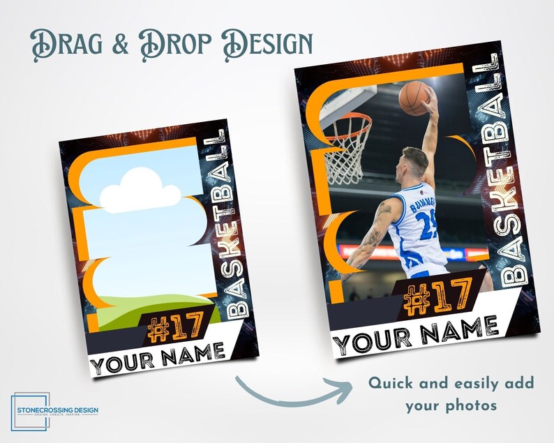 Basketball Trading Card Template | Trading Card Template | Canva ...