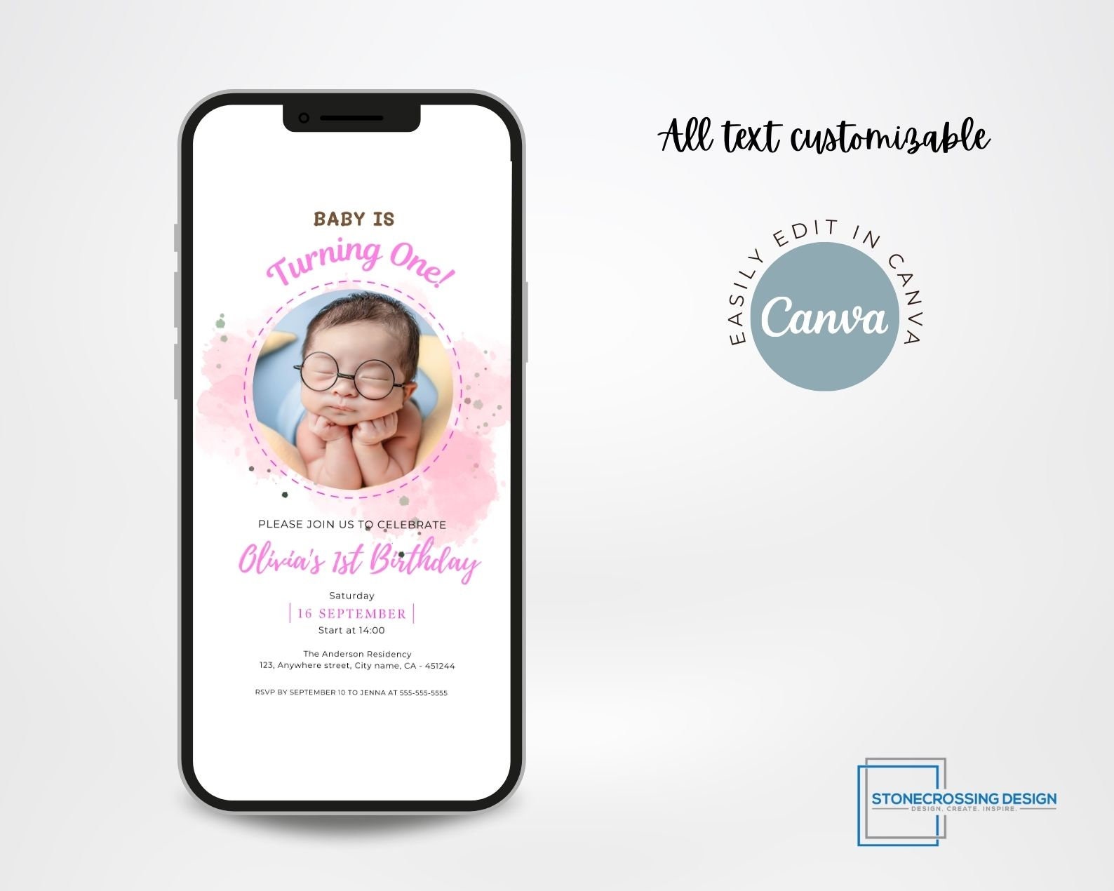 Digital Birthday Party Invitation, Electronic Birthday Party, Birthday ...