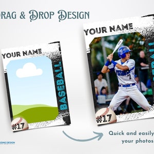 Baseball Trading Card Template | Trading Card Template | Canva Template ...