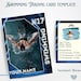 Swimming Trading Card Template | Trading Card Template | Canva Template ...