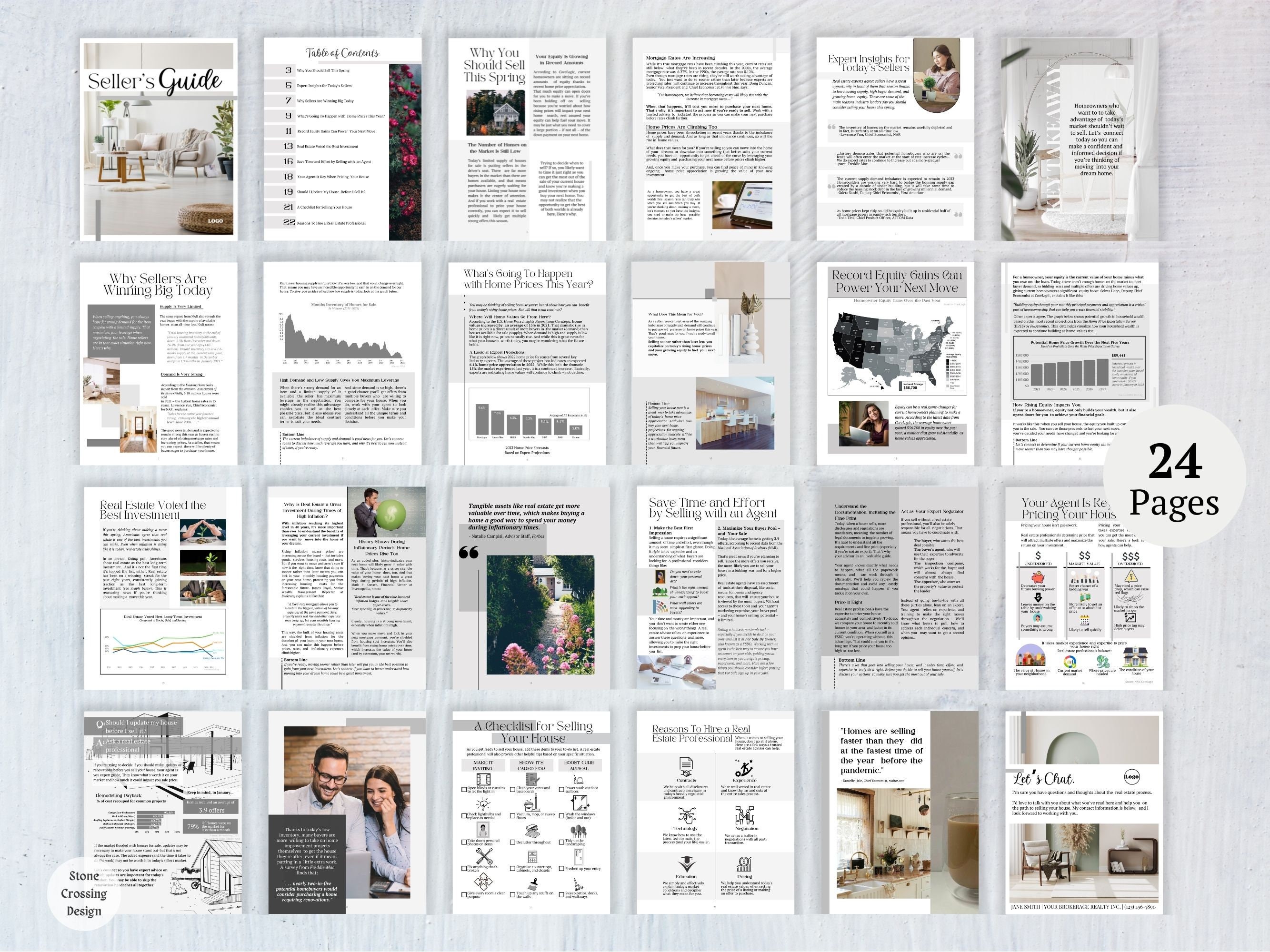 Real Estate Buyer & Seller Guide Bundle. Listing Presentation for Real ...