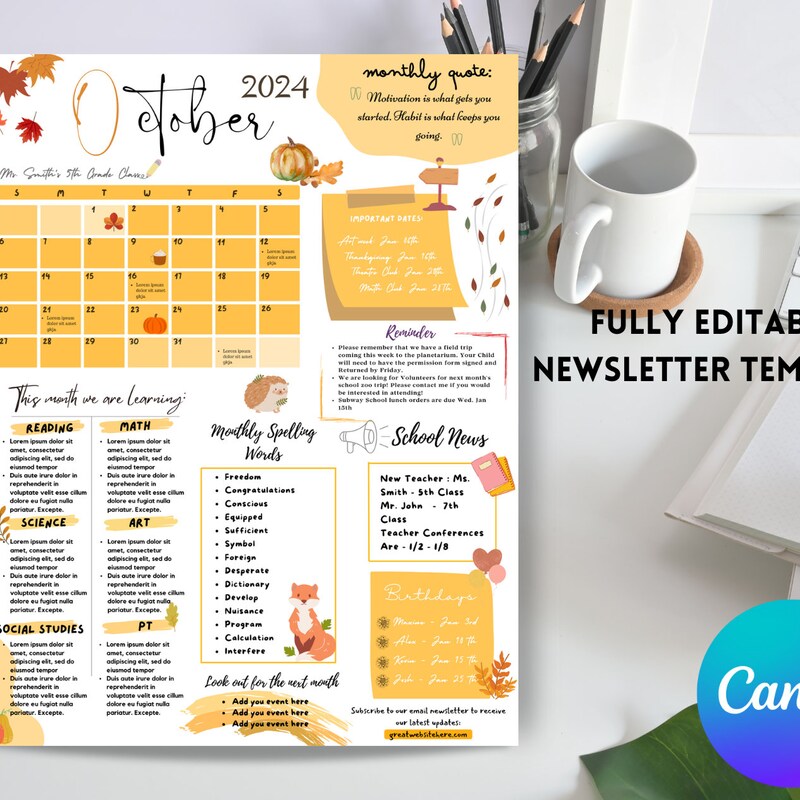 October - Etsy