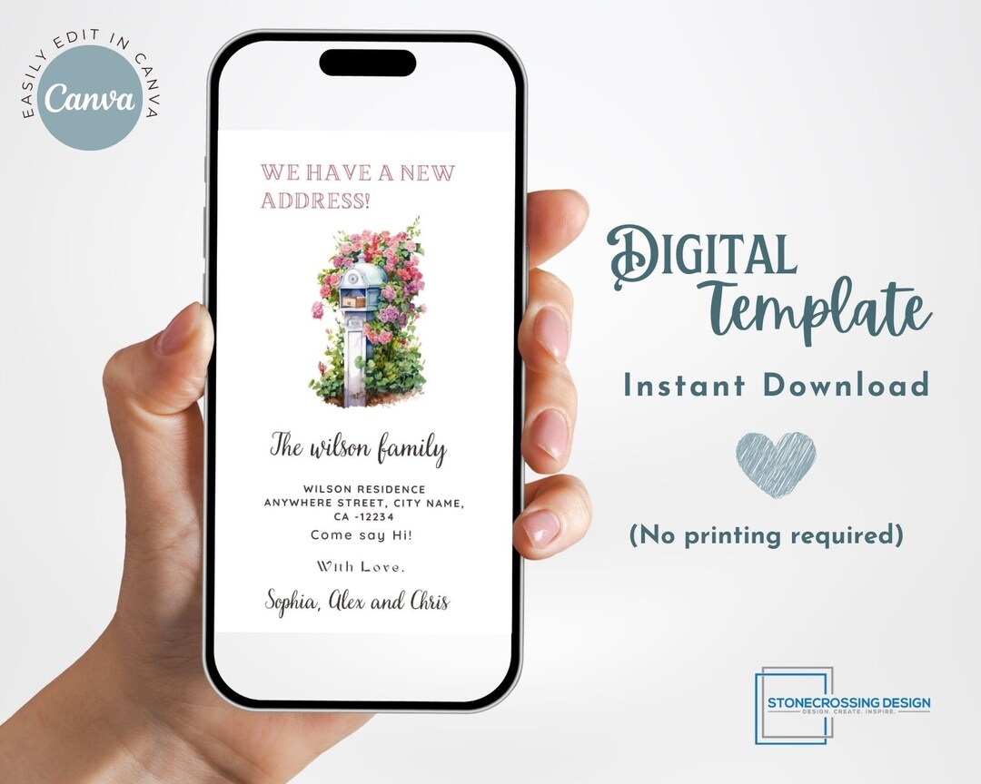 Digital Moving in Invitation, Electronic Moving in E-vite, Moving in ...