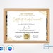 Editable Certificate of Achievement Template. Award Template. - Etsy