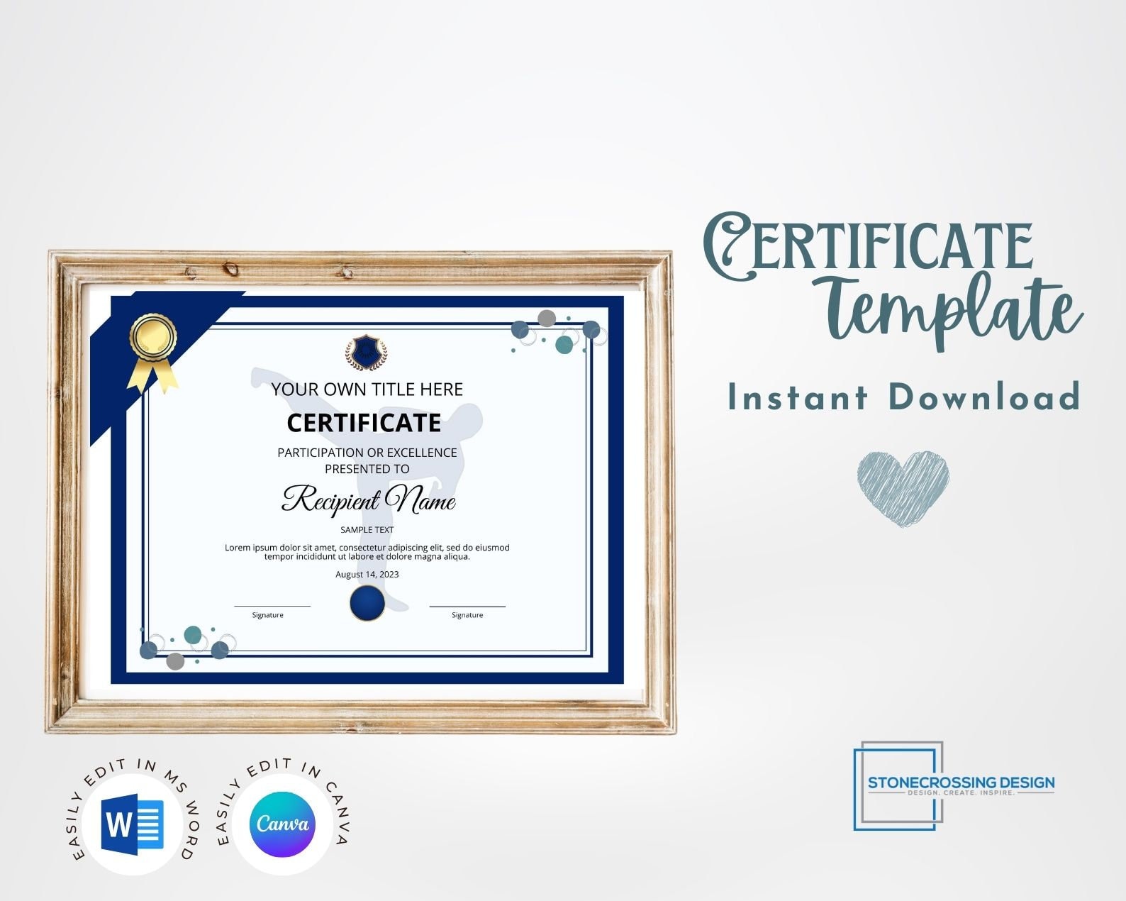 Editable Karate Martial Arts Certificate Template With Photo. Award ...